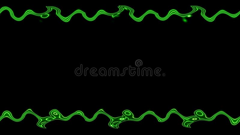 Abstract Green Wavy Frame stock video. Video of shape - 335519251
