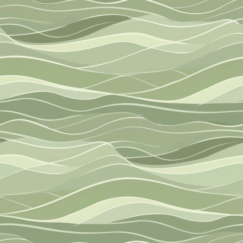 Abstract Green Wavy Pattern Background Design Stock Image - Image of ...