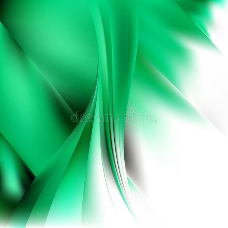 Abstract Green and White Background Vector Illustration Stock Vector ...