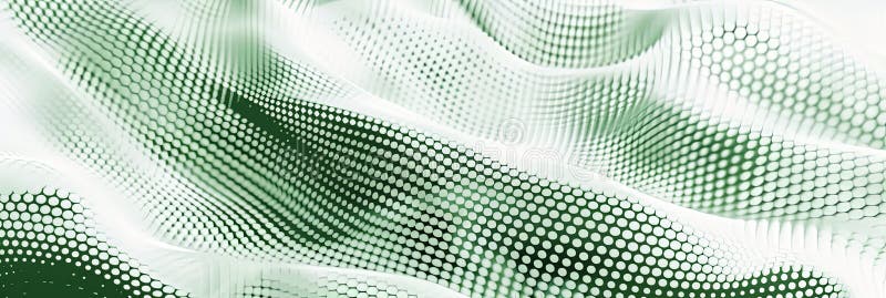 Abstract Green and White Halftone Gradient Wave Pattern for Tshirt ...
