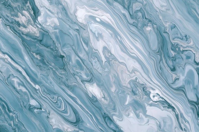 Abstract Green and White Marble Swirl Texture with Fluid Patterns Stock ...