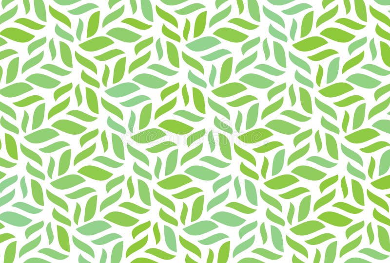 Abstract Green White Rectangle, Retro Styled Leaf Pattern, Geometric ...