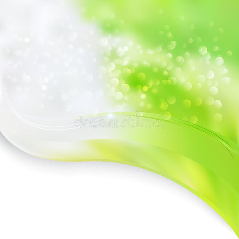 Abstract Green and White Wave Powerpoint Background Vector Eps ...