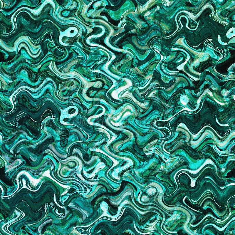 Abstract Green and White Wavy Background Stock Vector - Illustration of ...