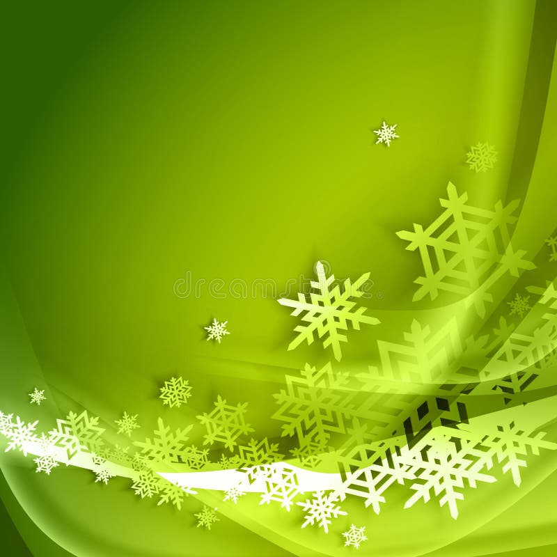 Green winter leaves frame stock vector. Illustration of beauty - 66137438