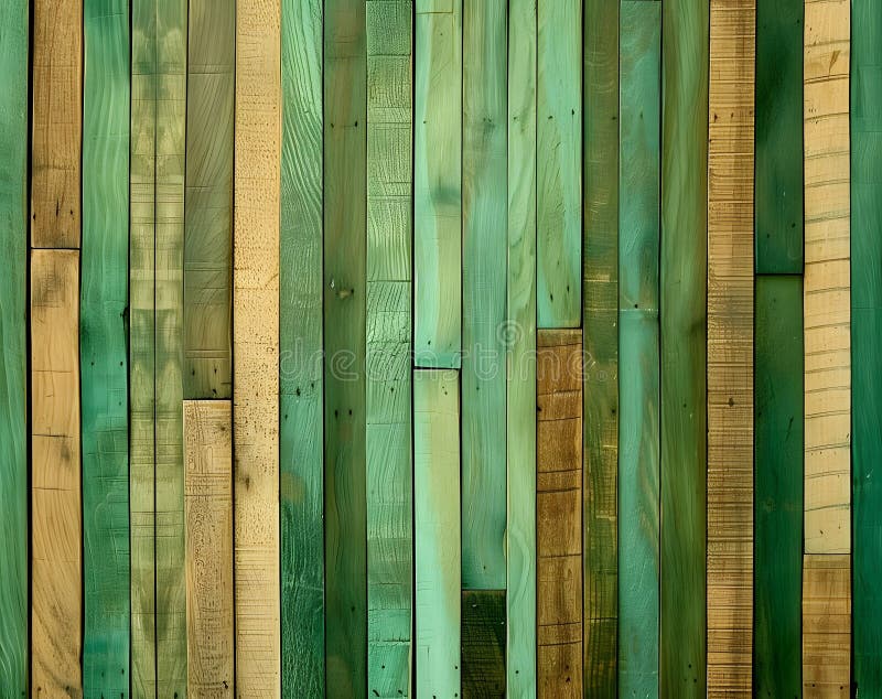 Abstract Green Wood Plank Texture Background Stock Illustration ...