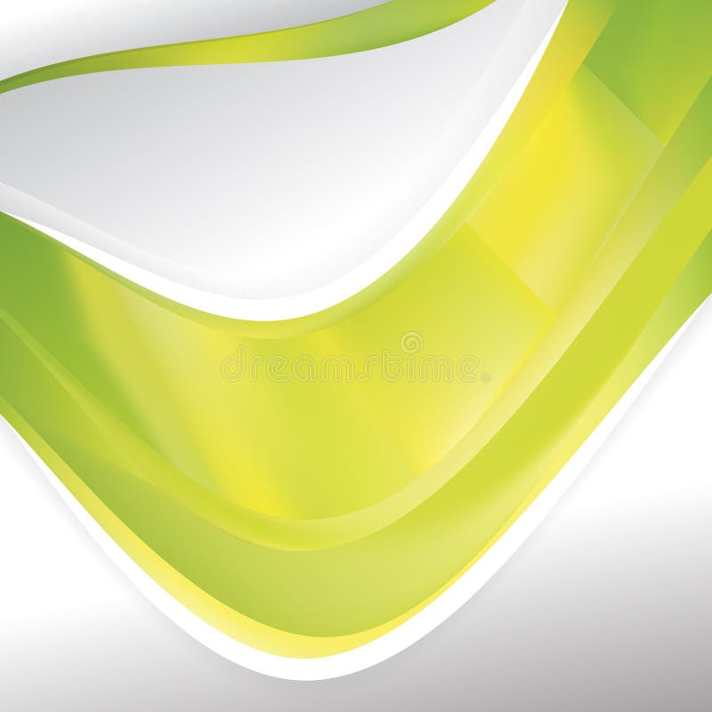Abstract Green and Yellow Background Design Template Stock Vector ...