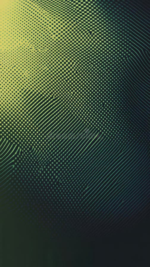 Abstract Green and Yellow Checkerboard Pattern with Diagonal Lines ...
