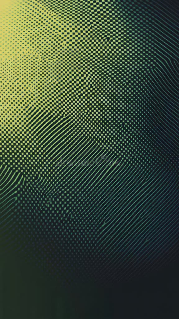 Abstract Green and Yellow Checkerboard Pattern with Diagonal Lines ...