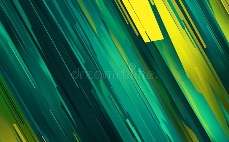 Abstract Green Yellow Diagonal Lines Dynamic Modern Background Design ...