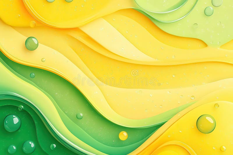 Transparent Yellow Green Gradient Wave Background Stock Illustrations ...