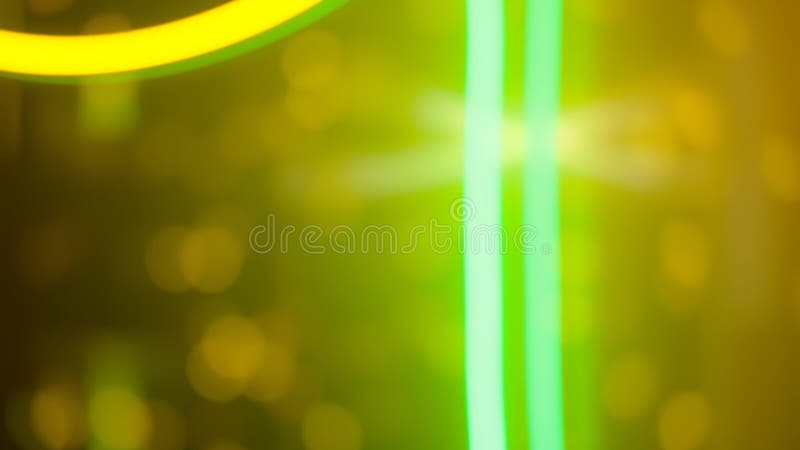 Abstract Green and Yellow Neon Lights Blur Stock Illustration ...
