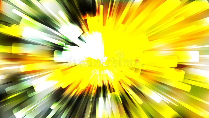 Abstract Green Yellow and White Rays Background Design Stock Vector ...
