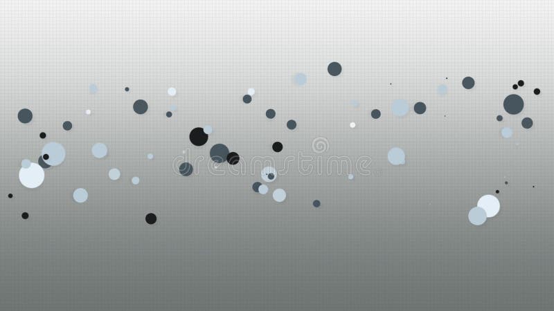Abstract Grey Background Animation with Flying Circles. Stock Video ...