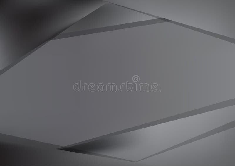 Abstract Grey Background Design Template Stock Illustration ...