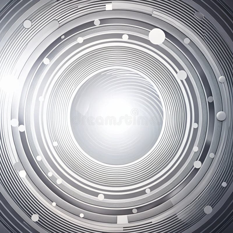 Abstract Grey Background Featuring Dynamic Circle Lines for Modern ...