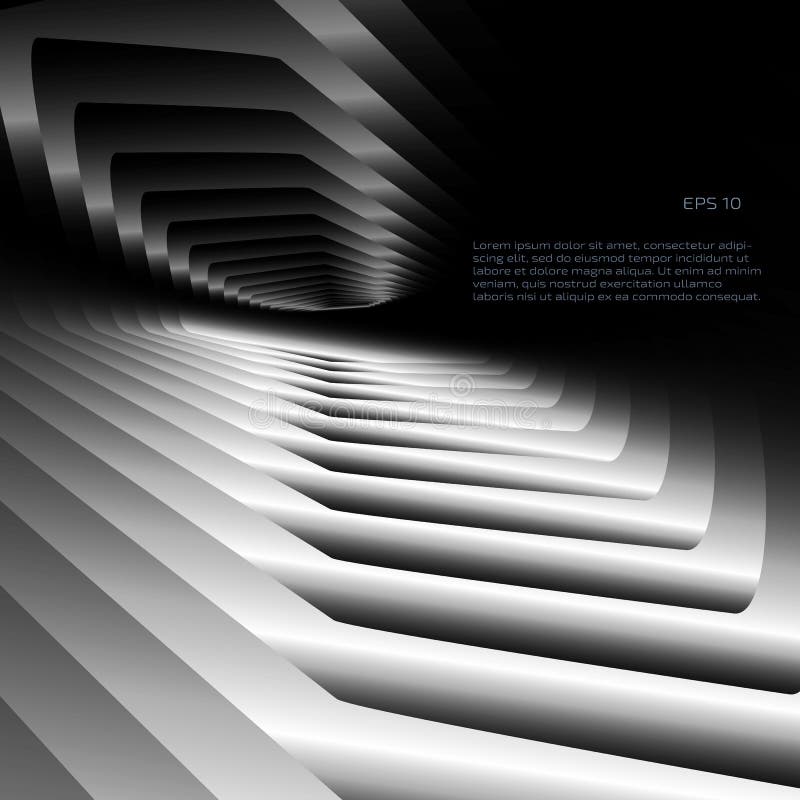 Abstract Grey Background with Geometry Stock Vector - Illustration of ...