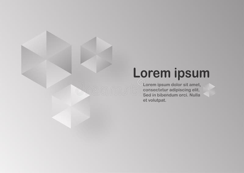 Abstract Grey Background with Text Space. Stock Vector - Illustration ...