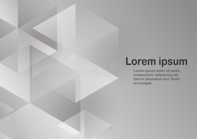 Abstract Grey Background with Text Space. Stock Vector - Illustration ...