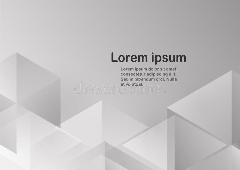 Abstract Grey Background with Text Space. Stock Vector - Illustration ...