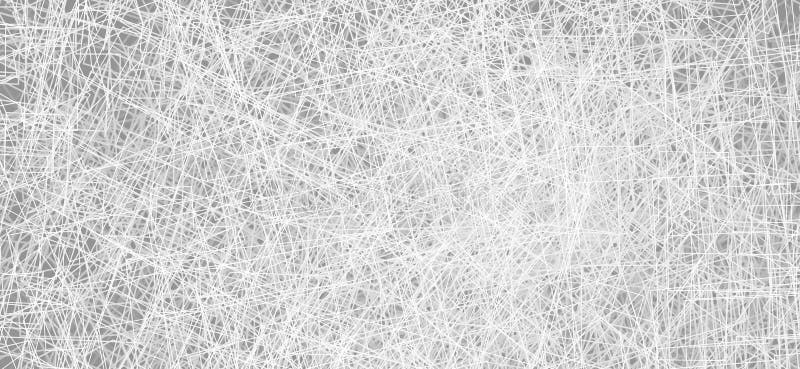 Abstract Grey Background Textured with Thin White Lines. Vector ...