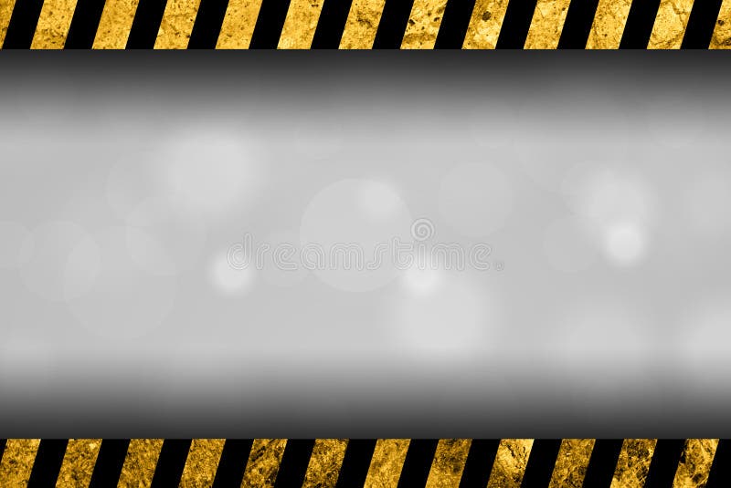 Abstract Grey Background With Warning Stripes Stock Illustration ...