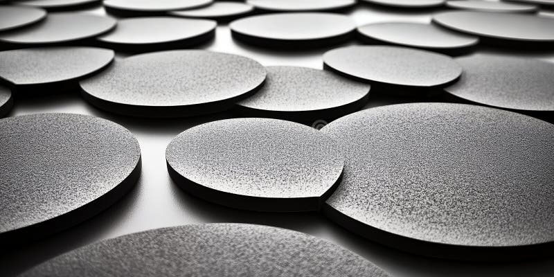 Abstract Grey Circles Background Texture Pattern Design Overlapping Round Shapes Create a Modern ...