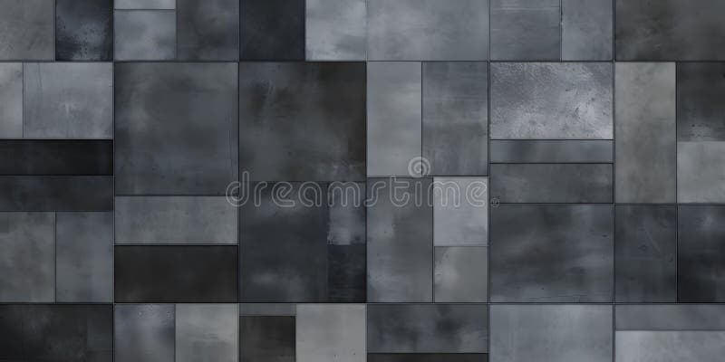 Abstract Grey Concrete Tile Patchwork Seamless Pattern Stock ...