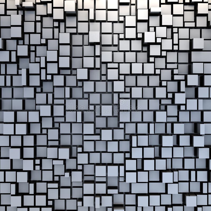 Abstract Grey Cubes Background Stock Illustration - Illustration of ...