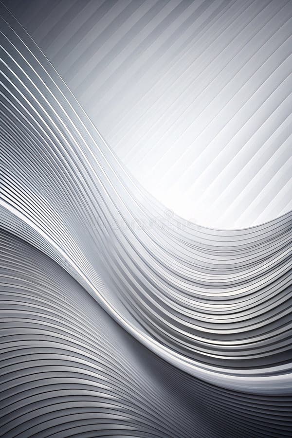 Abstract Grey Curved Lines Design, Sleek Vector Background for ...
