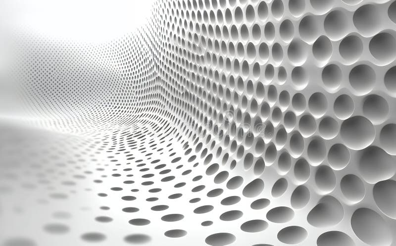 Abstract Grey 3D Background Circular Texture Wave Design Modern ...
