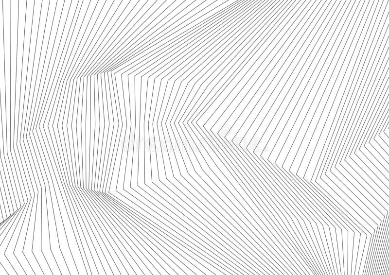 Abstract Grey 3d Lines Refraction Minimal Background Stock Vector ...