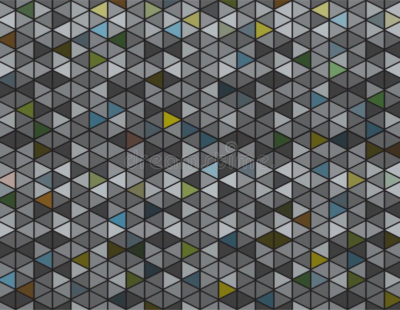 Abstract Triangular Background Illustration with Autism Awarenes Stock ...