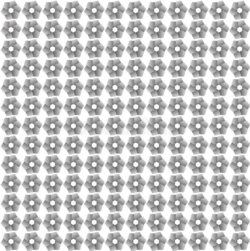 Abstract Grey Flower Pattern Stock Vector - Illustration of wallpaper ...