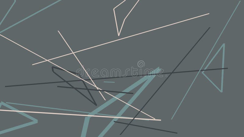 Abstract Grey Geometric Pattern Background with Random Object Stock ...