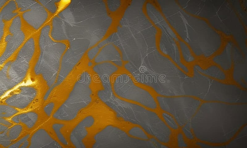 Abstract Grey Golden Grunge Marble Texture Background. Generative AI ...