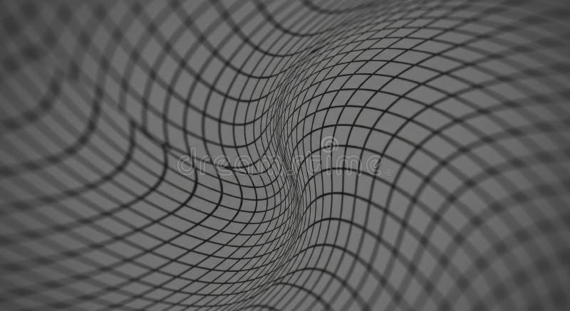 Abstract Grey Grid Pattern Background Stock Illustration - Illustration ...