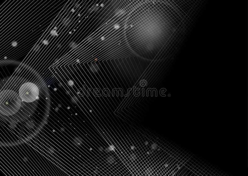 Grey Metallic Minimal Linear Octagons Abstract Futuristic Tech ...