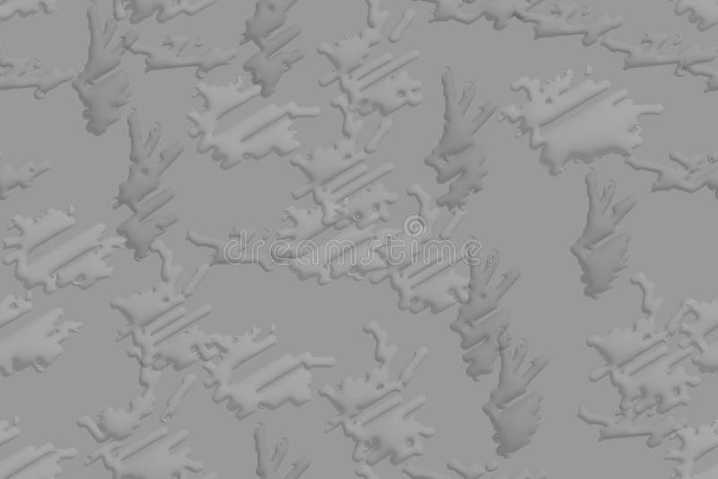 Abstract Grey Scribble Transparent Seamless Pattern Stock Illustration ...