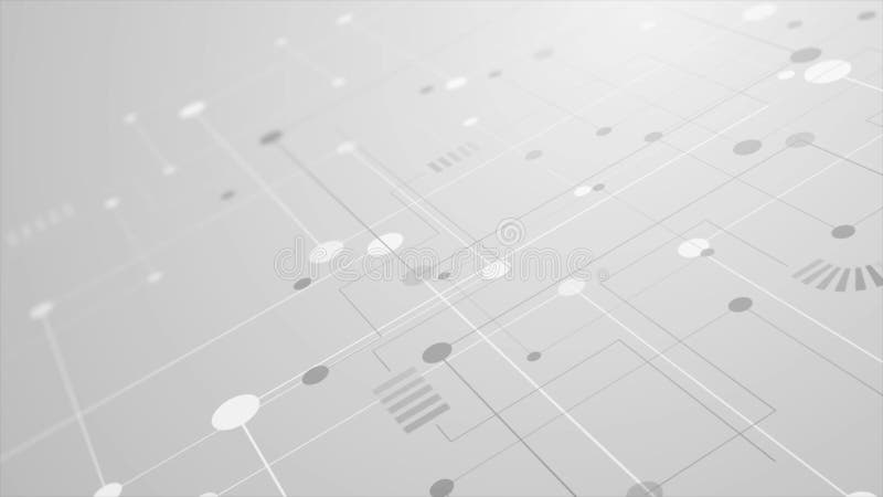 Grey Tech Geometric Abstract Minimal Motion Background Stock Footage ...