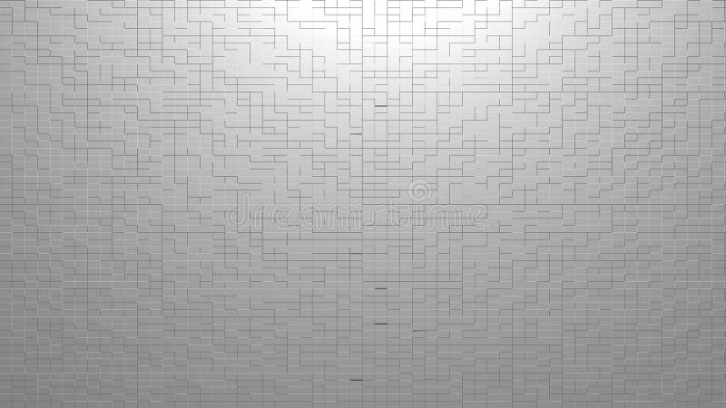 Abstract Grey Tiled Texture. Small Rectangular Tiles Stock Illustration ...
