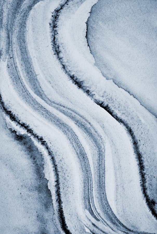 Abstract Grey Watercolor on Paper Texture As Background Stock Image ...