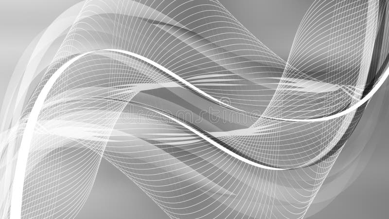 Abstract Grey Wave Lines Background Stock Vector - Illustration of ...