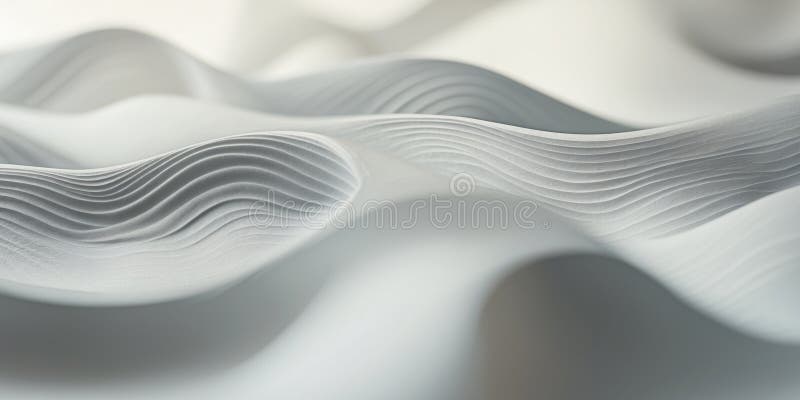 Abstract Grey Wave Wallpaper Interior Design Background Stock Image ...