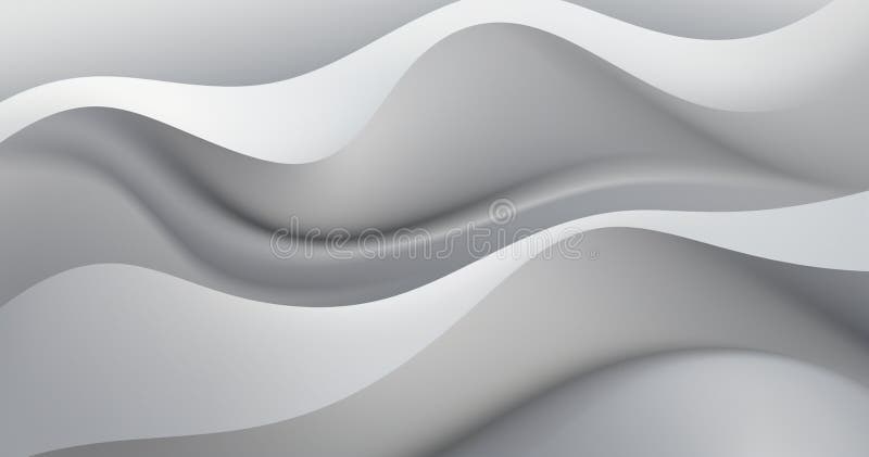 Abstract Grey Waves stock illustration. Illustration of motion - 289189952