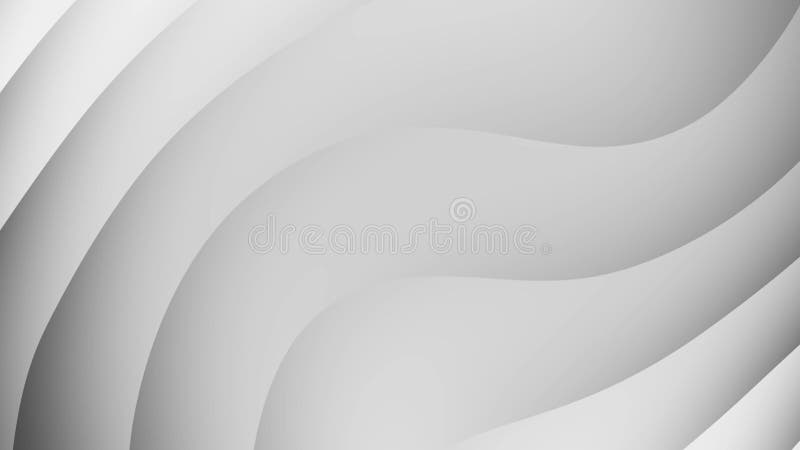 Sleek Grey Abstract Wavy Pattern Loop Animation. Stock Video - Video of ...