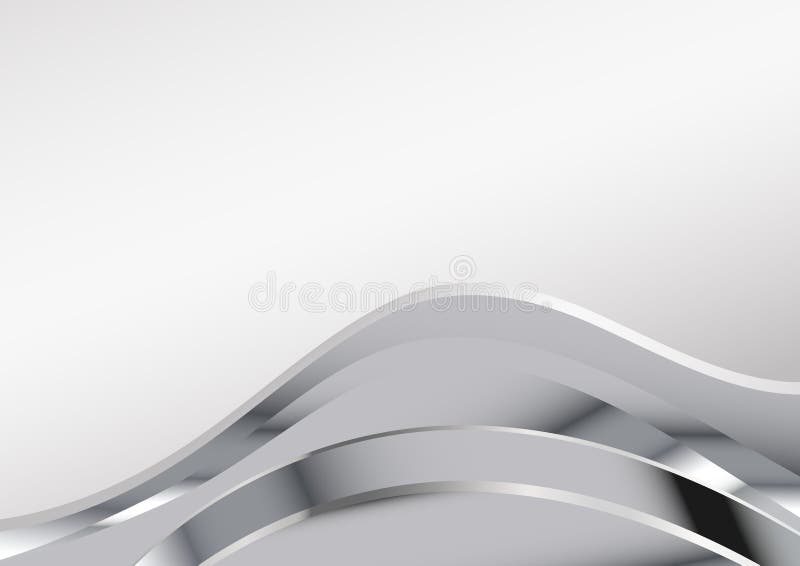Abstract Grey Wavy Background with Space for Your Text Vector Graphic ...