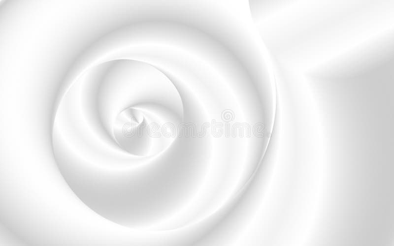 Abstract Grey and White 3d Liquid Waves Spiral Background Stock Vector ...