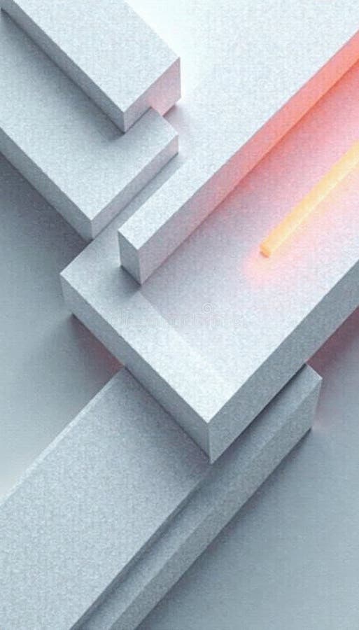 Abstract Grey and White Geometric Shapes, Futuristic Tech Textures ...