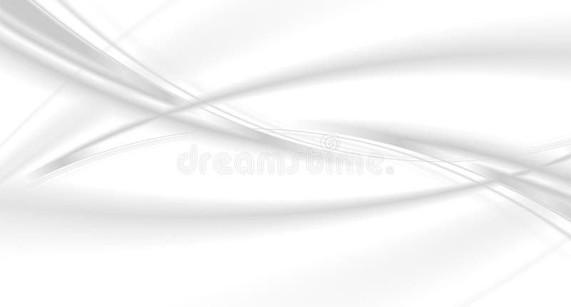 Abstract Grey White Smooth Shiny Waves Blurred Elegant Background Stock ...